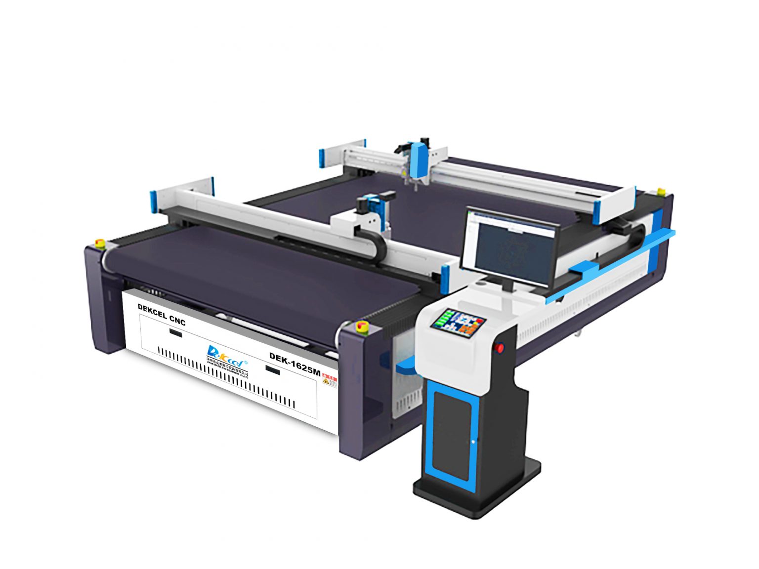 Cloth Oscillating Knife Double Crossbeam Cutting Machine - Dekcel