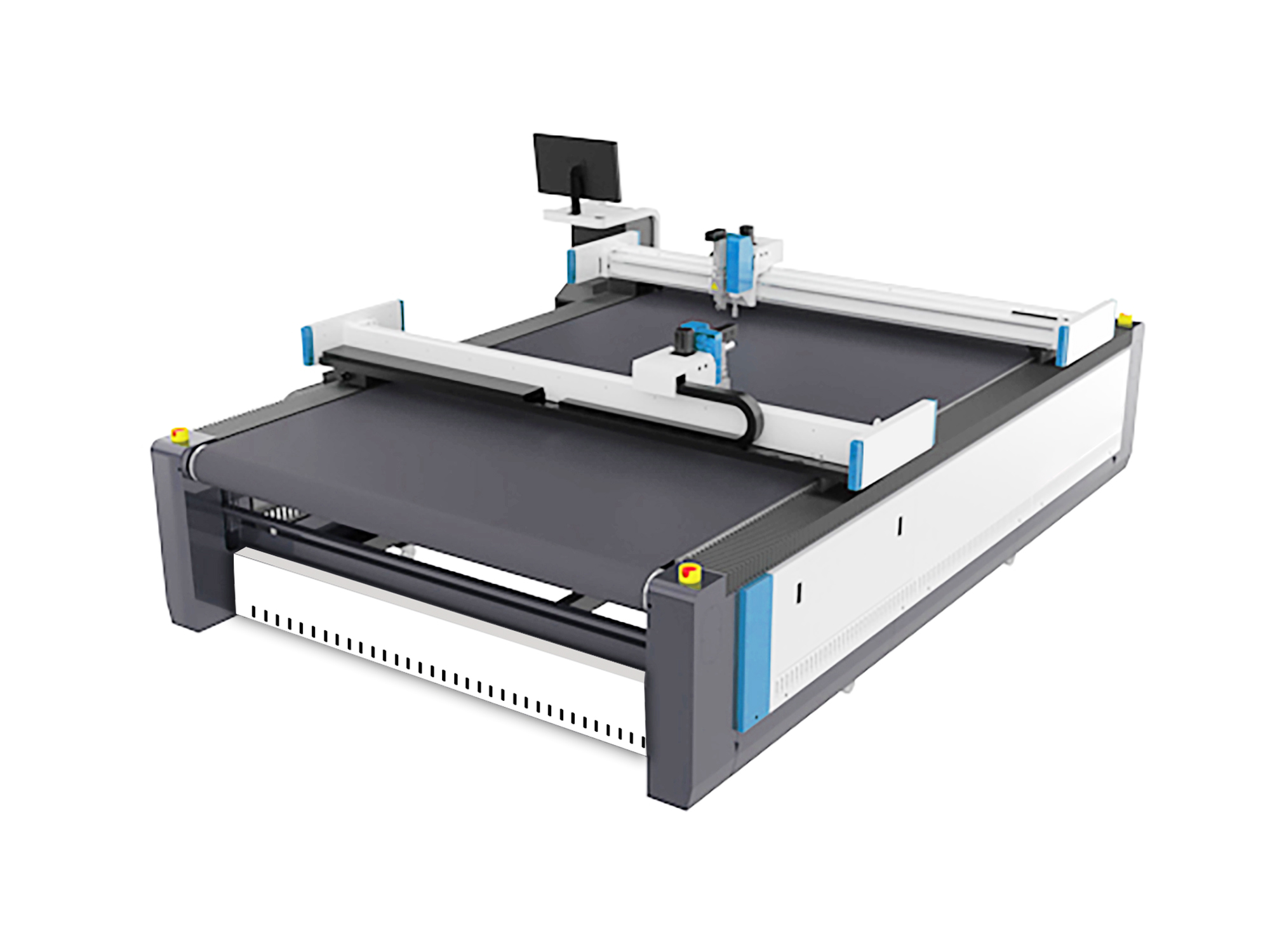 Cloth Oscillating Knife Double Crossbeam Cutting Machine - Dekcel